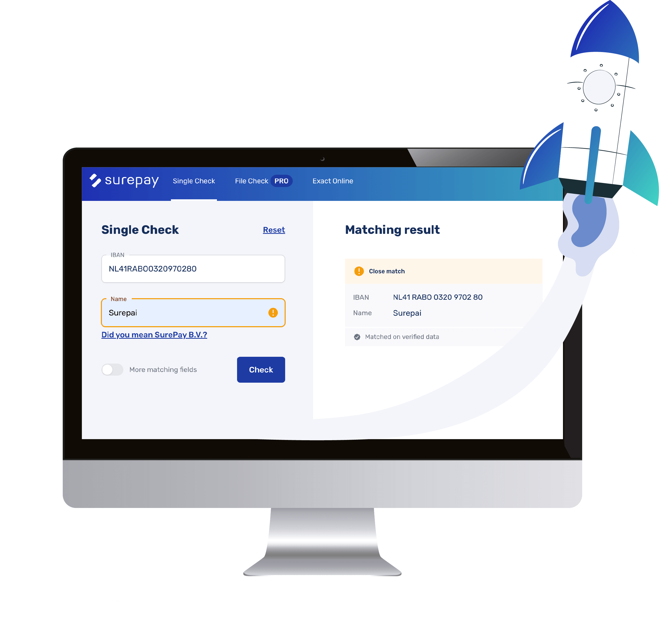 IBAN-Name Check Portal | SurePay